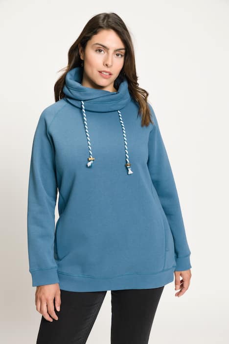 Drawstring Collar Long Sleeve Sweatshirt | all Sweatshirts | Sweatshirts
