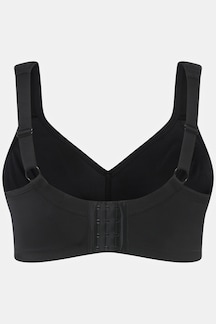 2 Pack of Stretch Microfiber Wirefree Bras, black | Ulla Popken