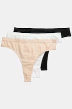 Strings, 3er-Pack,, multicolor | Ulla Popken