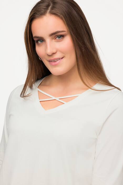 Decorative Trim Stretch Knit Tunic | T-Shirts | Knit Tops & Tees