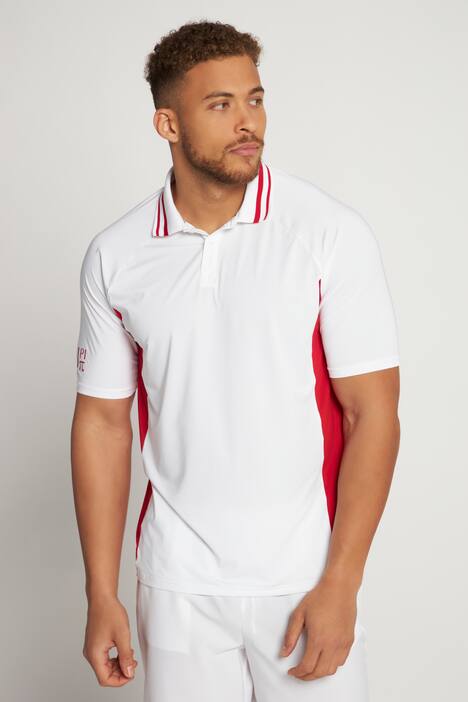 Polo técnico JAY-PI, media manga raglán, tenis, QuickDry, blanco nieve ...