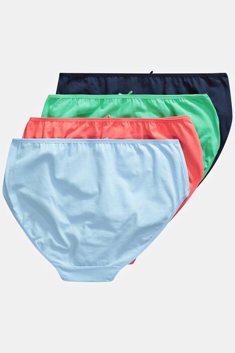 4 Pack Of Panties Multicolour Ulla Popken