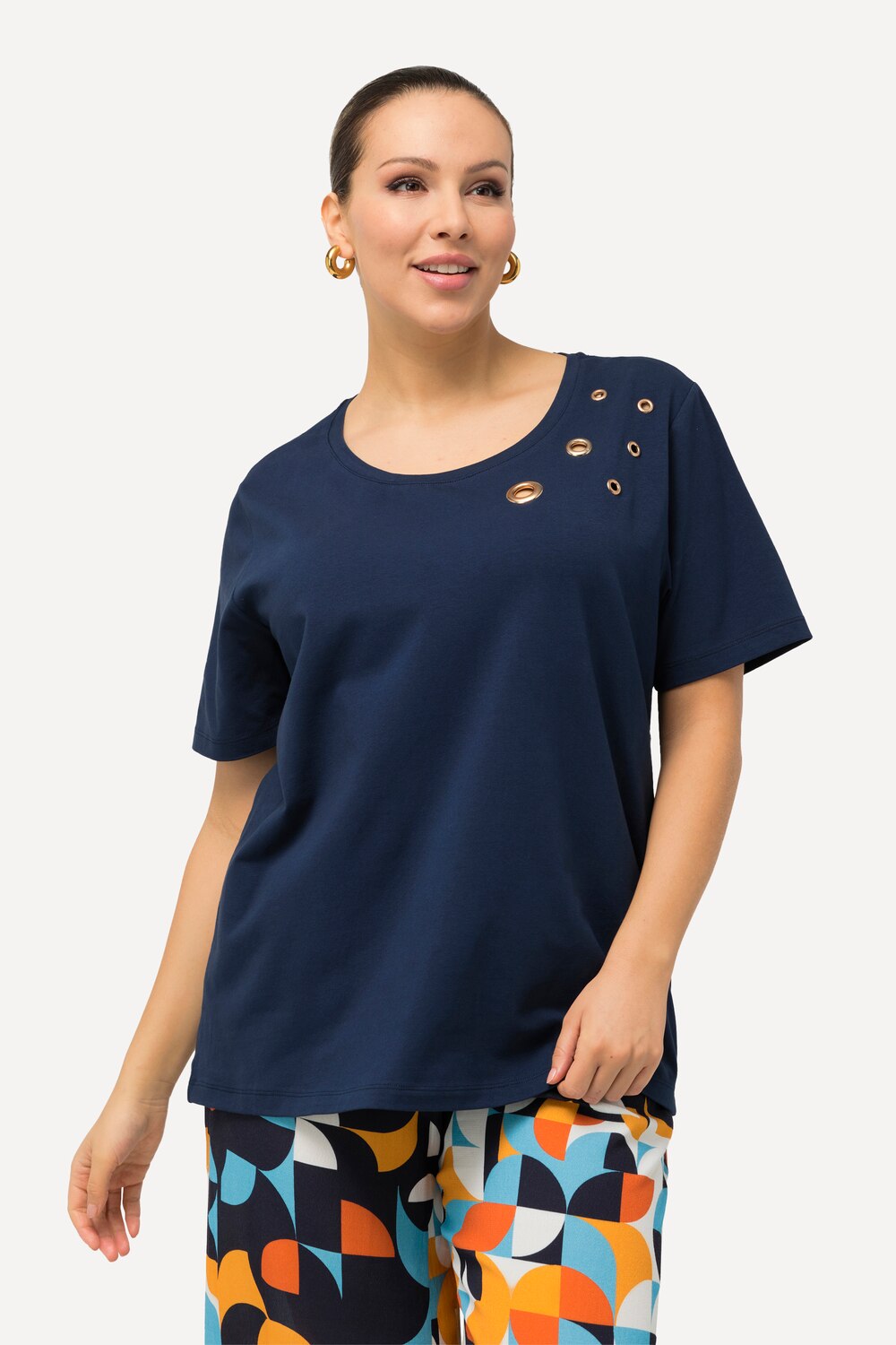 Eyelet top plus size | Plus Sizes | Ulla Popken