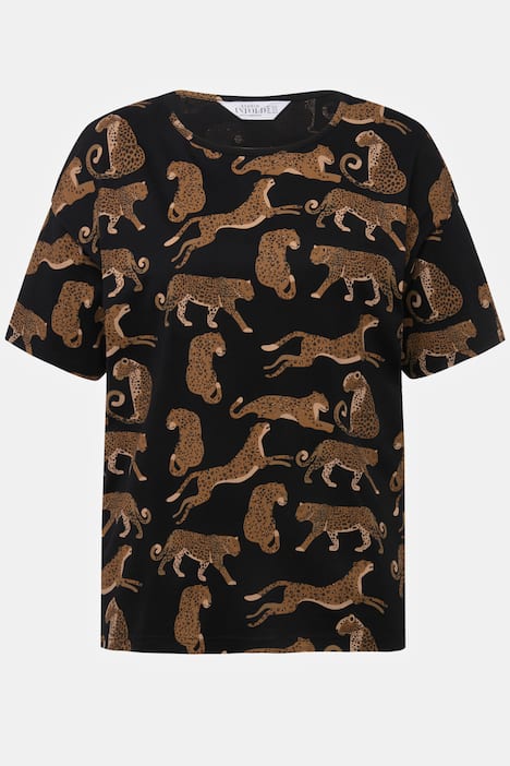 Oversized Leopards Print Tee | T-Shirts | Knit Tops & Tees